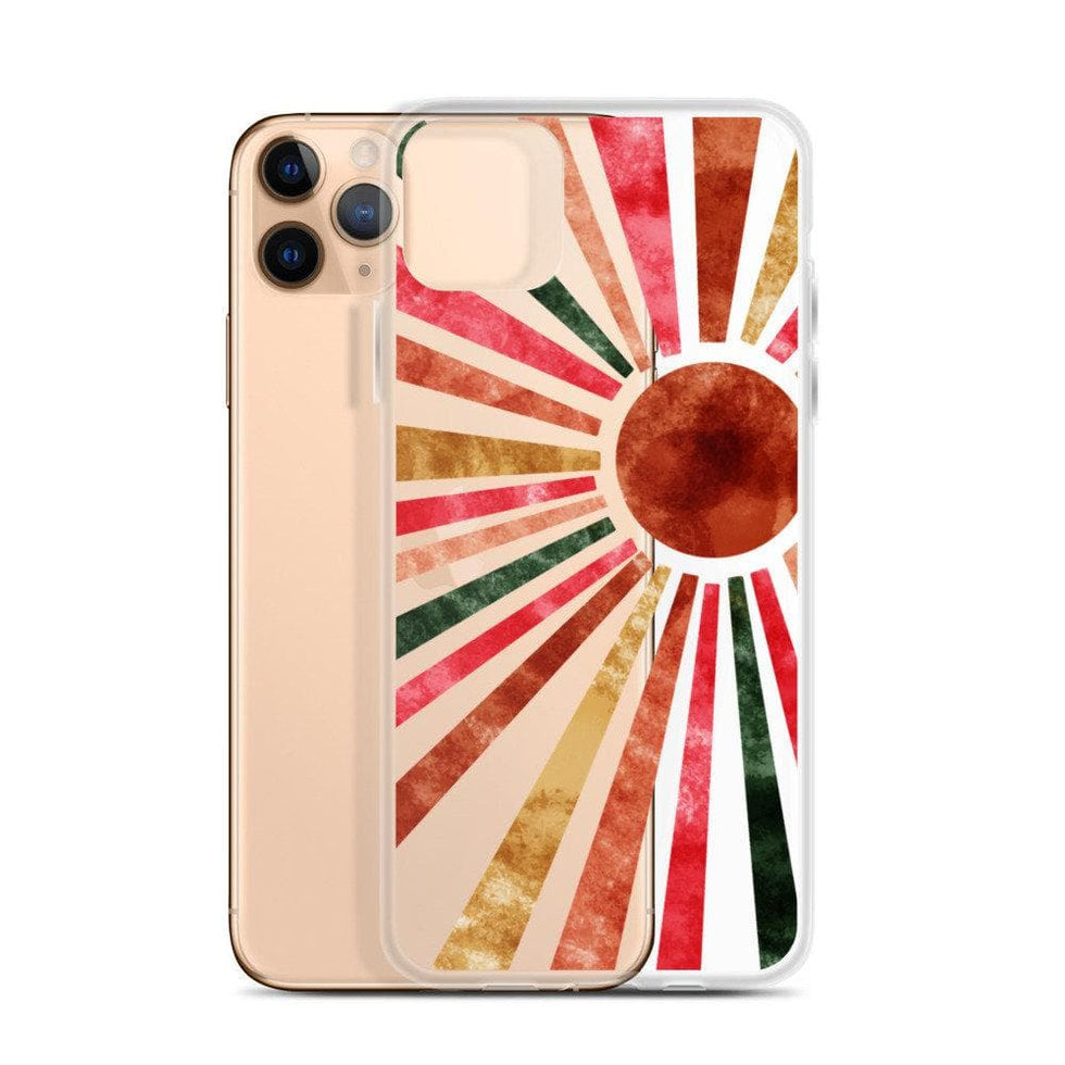 Boho Sun Rays Clear Phone Case for Apple iPhone 15 (& more!)– The Urban ...
