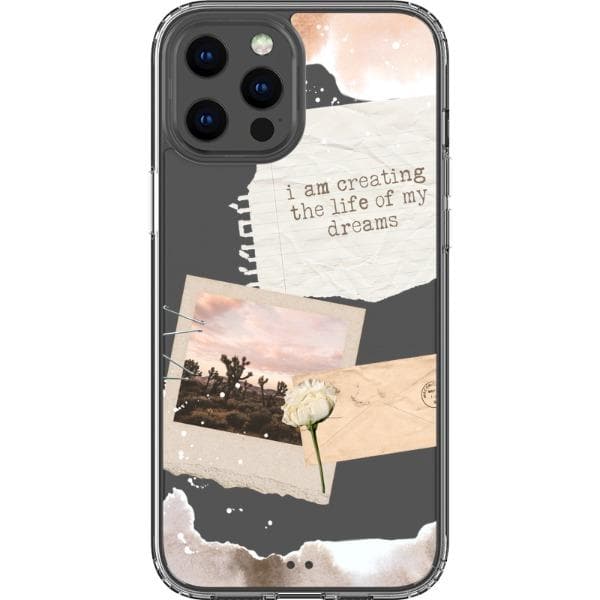 Creating The Life Of My Dreams Clear Phone Case for Apple iPhone 13 ...