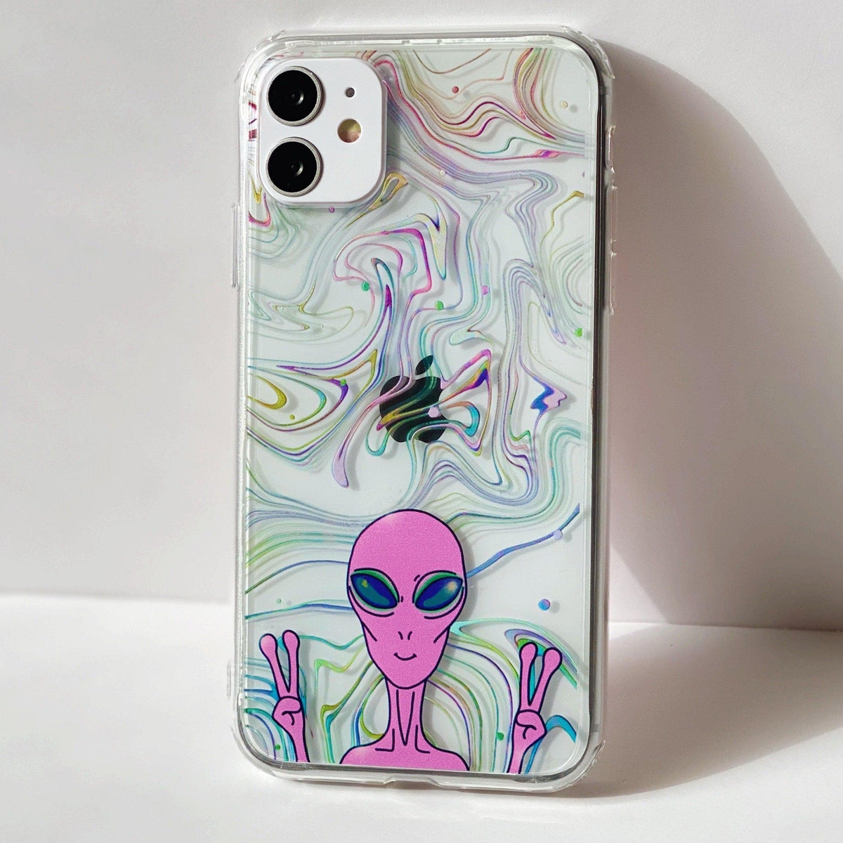 Alien Marble Clear Phone Case for Apple iPhone 15 (& more!)– The Urban ...