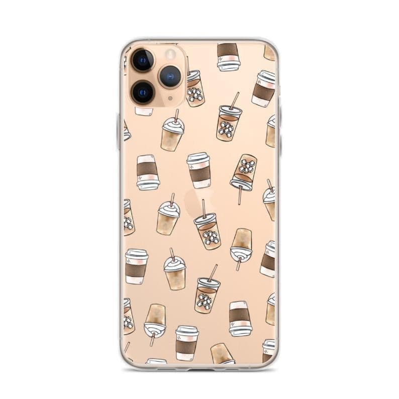 Coffee Cups Clear Phone Case for Apple iPhone 15 (& more!)– The Urban Flair