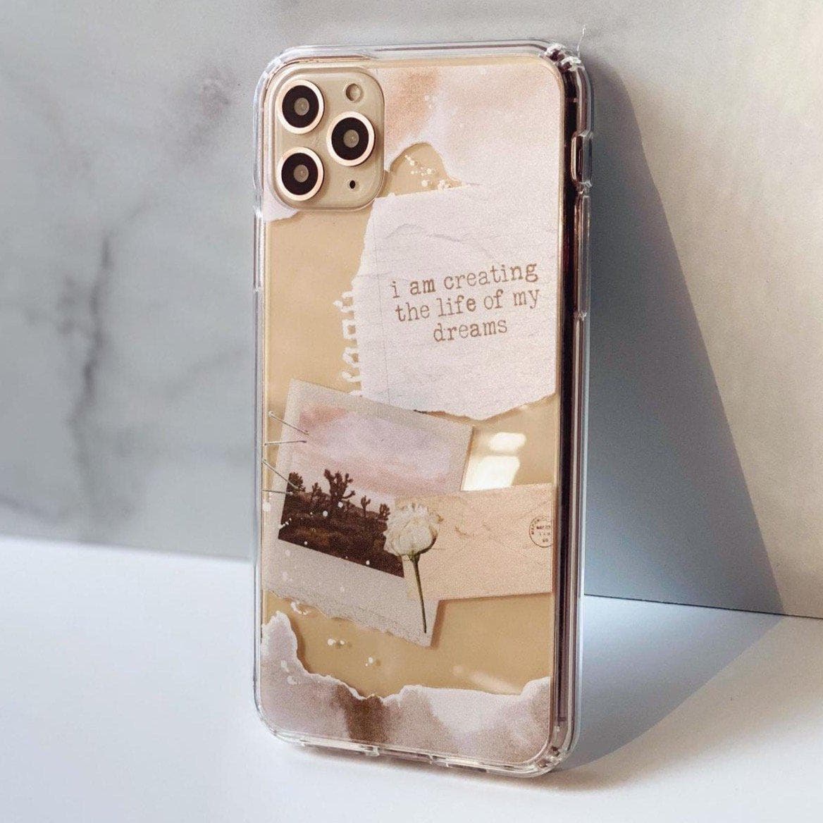 Creating The Life Of My Dreams Clear Phone Case for Apple iPhone 13 ...