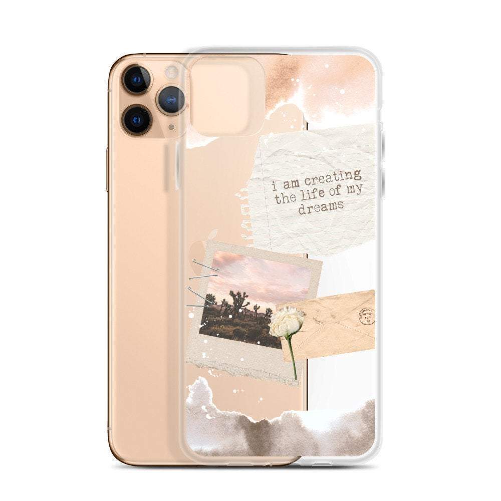 Creating The Life Of My Dreams Clear Phone Case for Apple iPhone 13 ...