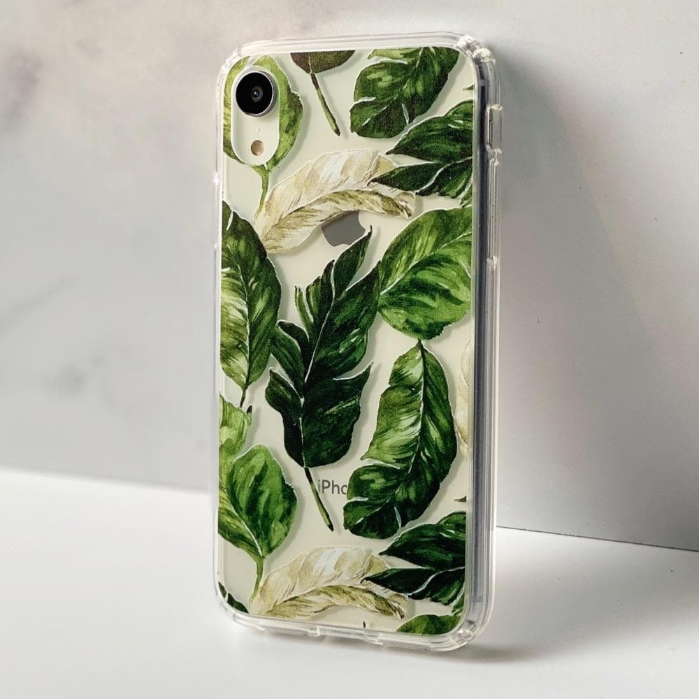 Palm Leaves Clear Phone Case for Apple iPhone 15 (& more!)– The Urban Flair